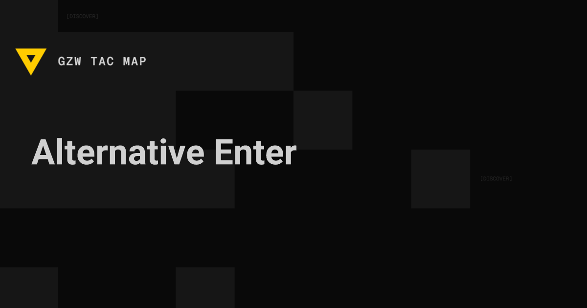 Alternative Enter