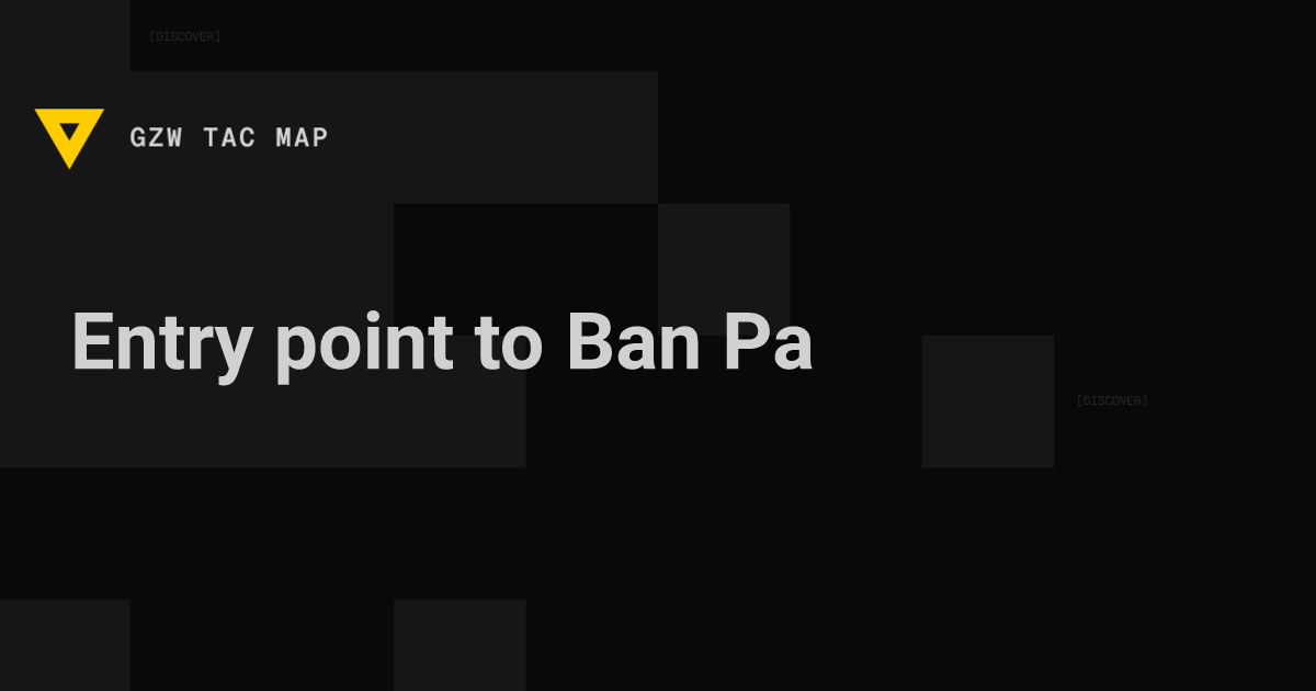 Entry point to Ban Pa