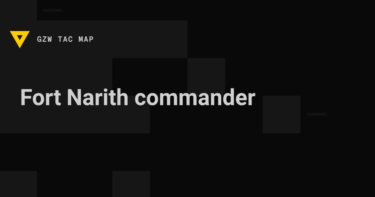 Fort Narith commander