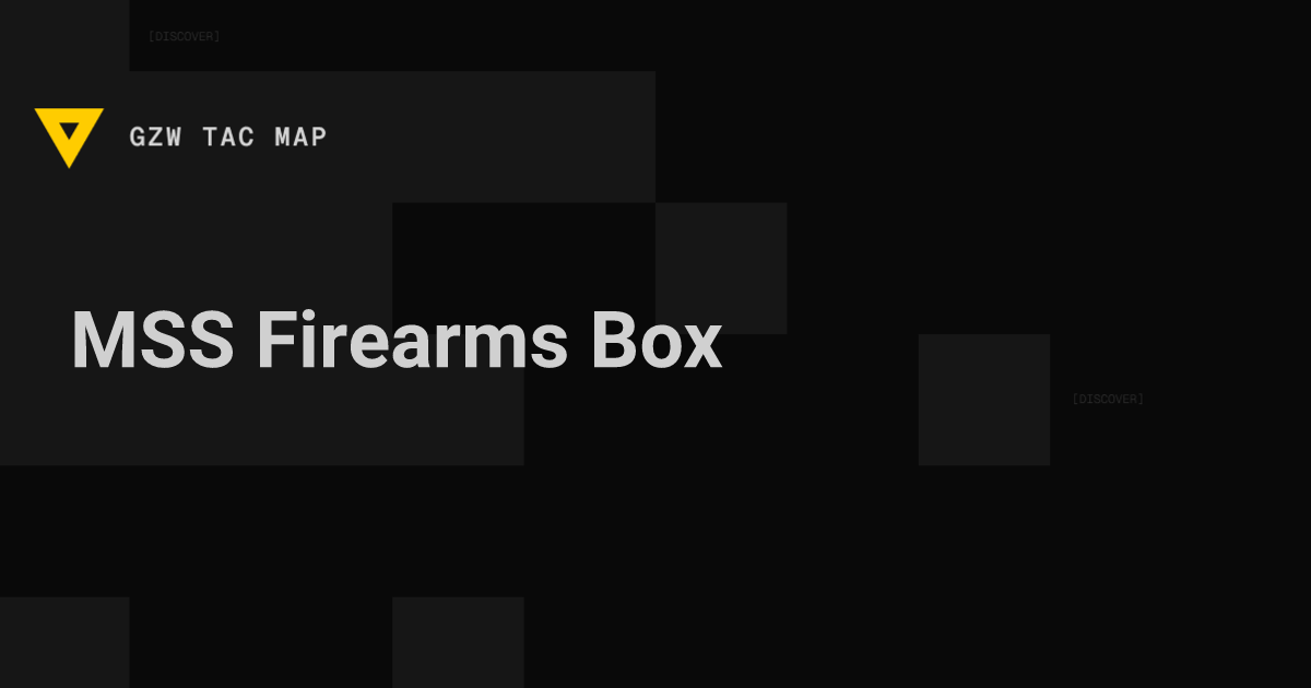 MSS Firearms Box