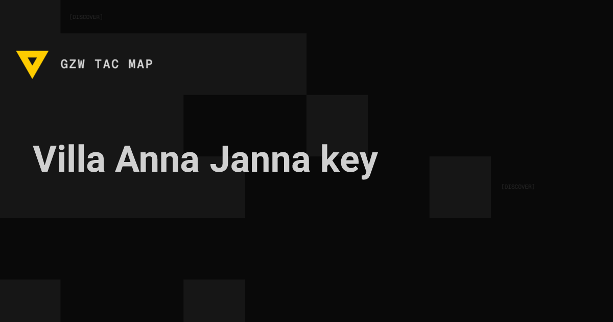 Villa Anna Janna key