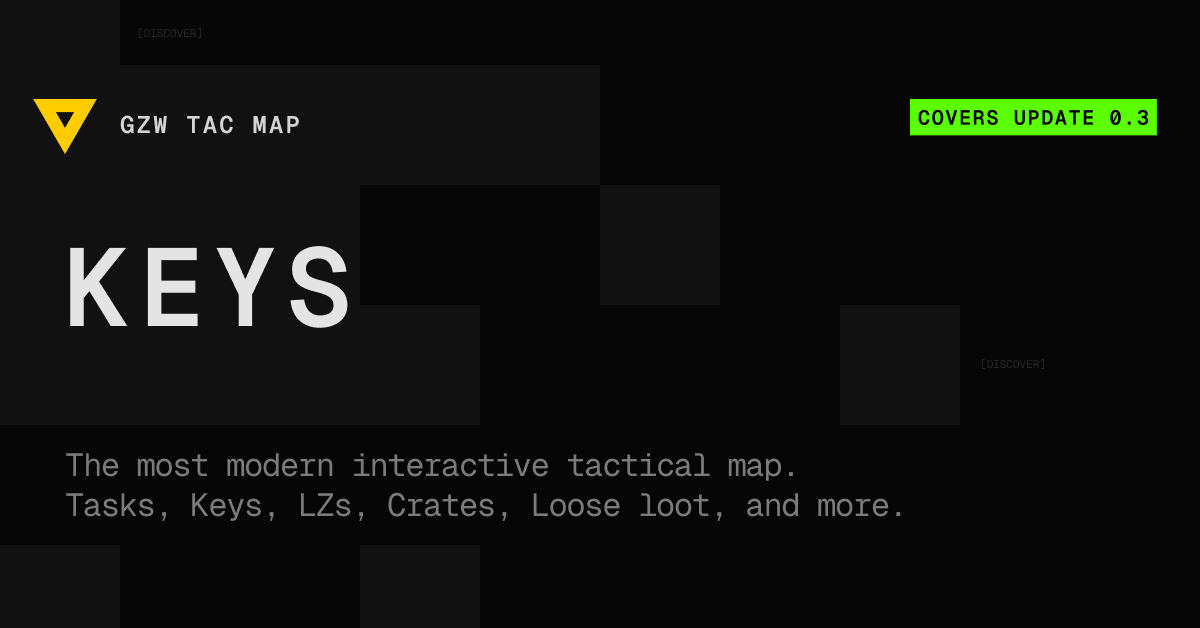 Gray Zone Warfare Keys & Locked Places | GZW Tac Map